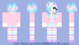 RainBow Baby Girl Minecraft Skin