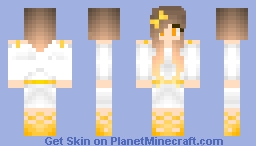 Yellow Girl Minecraft Skin