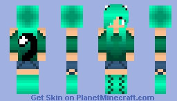 Green Girl Minecraft Skin