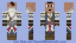Connor Kenway Minecraft Skin