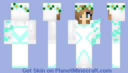 princess wedding dress Minecraft Skin
