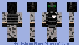 Payday 2 - Cloaker Minecraft Skin
