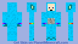 Telly Tubby (Cyan) Minecraft Skin