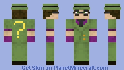 Edward "Riddler" Nigma Minecraft Skin