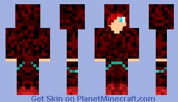 Dark Fire Wizard Minecraft Skin