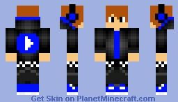 Custom Ginger Youtuber Minecraft Skin