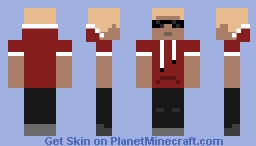 cool guy with mc hoodie Minecraft Skin