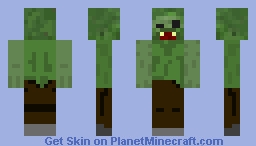 Insane Zombie Minecraft Skin