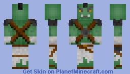 Orc Warrior Minecraft Skin