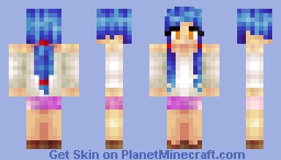 Chihaya Kisaragi The IdolM@ster Minecraft Skin