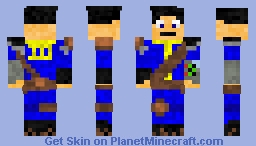 Fallout 4 Armored Jumpsuit Version 2.0 Minecraft Skin