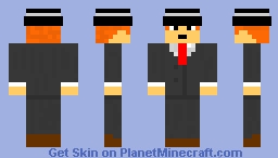 Business Man - Ginger Minecraft Skin