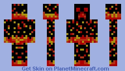 THE Fire Creeper Minecraft Skin