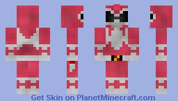 Kimberly: Pink MMPR (Mighty Morphin) Power Ranger Minecraft Skin