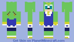 Keysha the Luna Moth Minecraft Skin