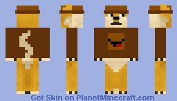 Derpy Dirt Doge Minecraft Skin