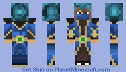 Water Mage Minecraft Skin