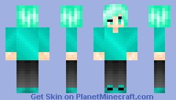 Cyan (Color) Minecraft Skin