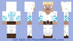 blue tunic with hood Minecraft Skin