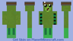 Garden Warfare Gatling Pea Man Minecraft Skin