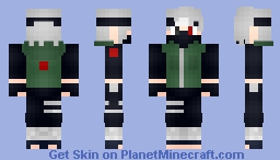 Kakashi Hatake - Jonin (Naruto) Minecraft Skin