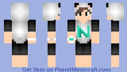 Panda Suit and hat boy - AyeItsCookie Minecraft Skin