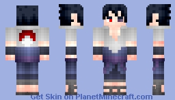 Sasuke Uchiha [Rinnegan&UPDATED] Minecraft Skin
