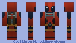 Deadpool Minecraft Skin
