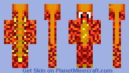 FIRE DRAGON Minecraft Skin