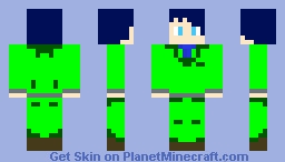 Minecraft [Skin] Pokemon Trainer Green Minecraft Skin