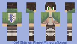 Attack On Titan Custom Made Minecraft Skin