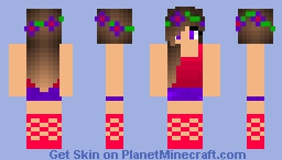 Summer Girl Minecraft Skin