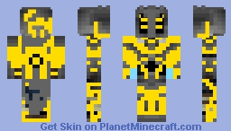Yellow jacket Minecraft Skin