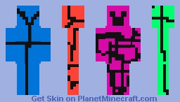 colourful skin Minecraft Skin