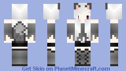 Chibi wolf girl Minecraft Skin