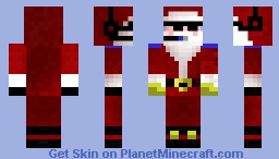 MLG SANTA Minecraft Skin