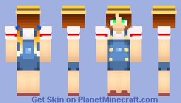 Straw hat cutie (First skin) Minecraft Skin