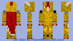 Golden Knight Minecraft Skin