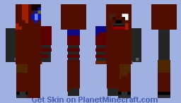 TRTF: R - Hybrid Foxy Minecraft Skin