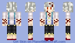 Juuzou Suzuya (Opening Tokyo Ghoul server) Minecraft Skin