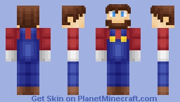 Mario Minecraft Skin