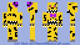 NightMareFredBear Minecraft Skin