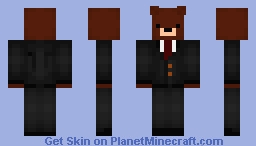 bear in a suit Minecraft Skin
