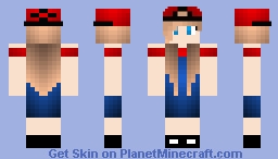 Mario Girl Minecraft Skin