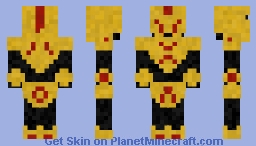 Demon in Golden Armor Minecraft Skin
