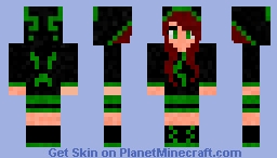 Green Girl Minecraft Skin