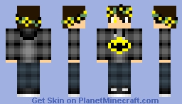 Batman Fanboy FlowerCrown Minecraft Skin