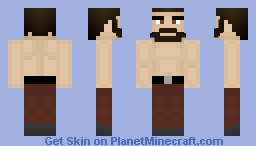 (REQUEST) Shirtless Bearded Man for Krencsi Minecraft Skin