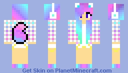 Female cosplayer Minecraft Skin