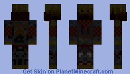 The Shadow Blaze Man Minecraft Skin